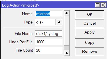 Logging and restarting best practices - Beginner Basics - MikroTik ...