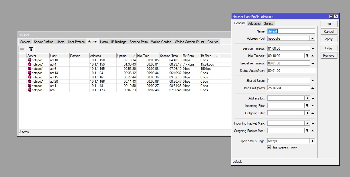 Session Timeout in User Profile - Beginner Basics - MikroTik community forum