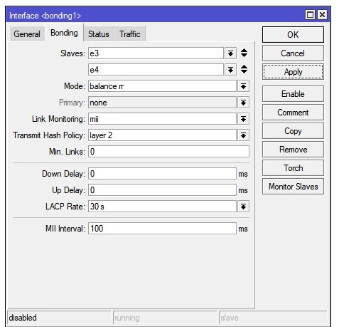 port bonding to centos 8.5 on dl380 g9 - General - MikroTik community forum