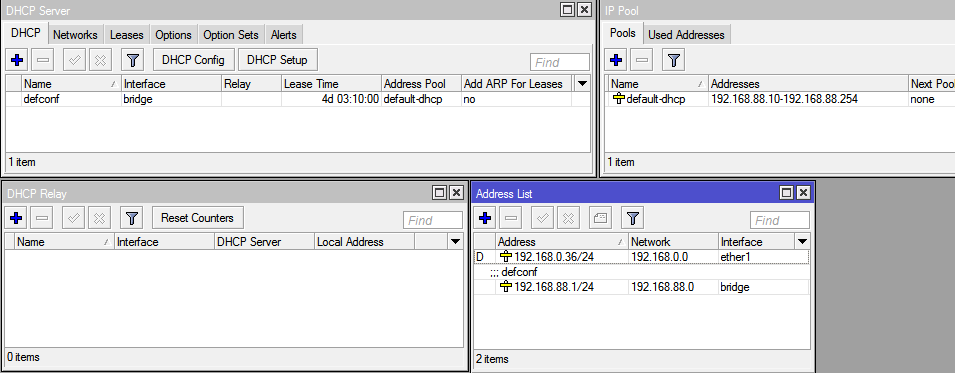 Use other router for DHCP - Beginner Basics - MikroTik community forum