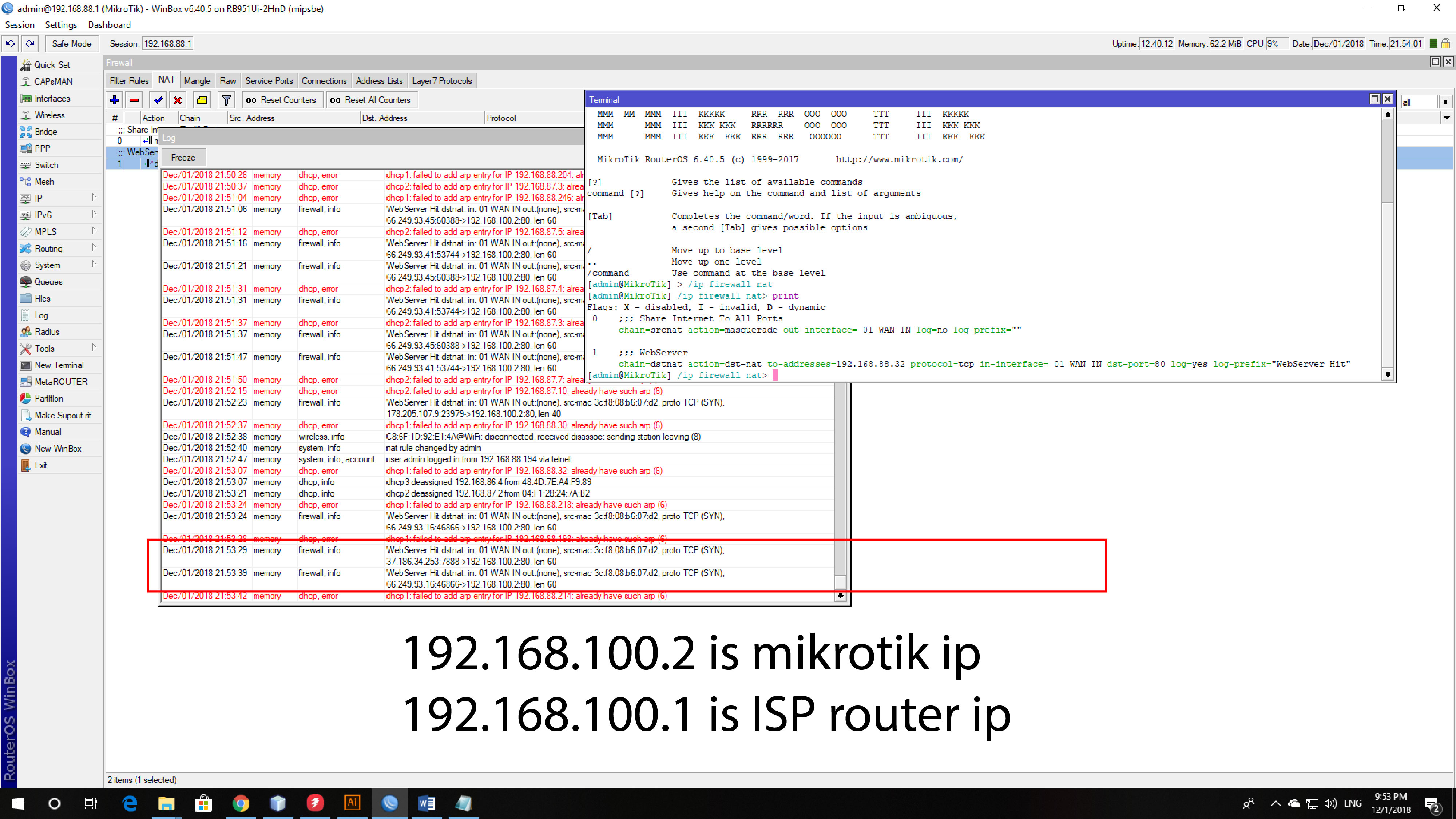 dst-nat or port forward not working - Beginner Basics - MikroTik ...