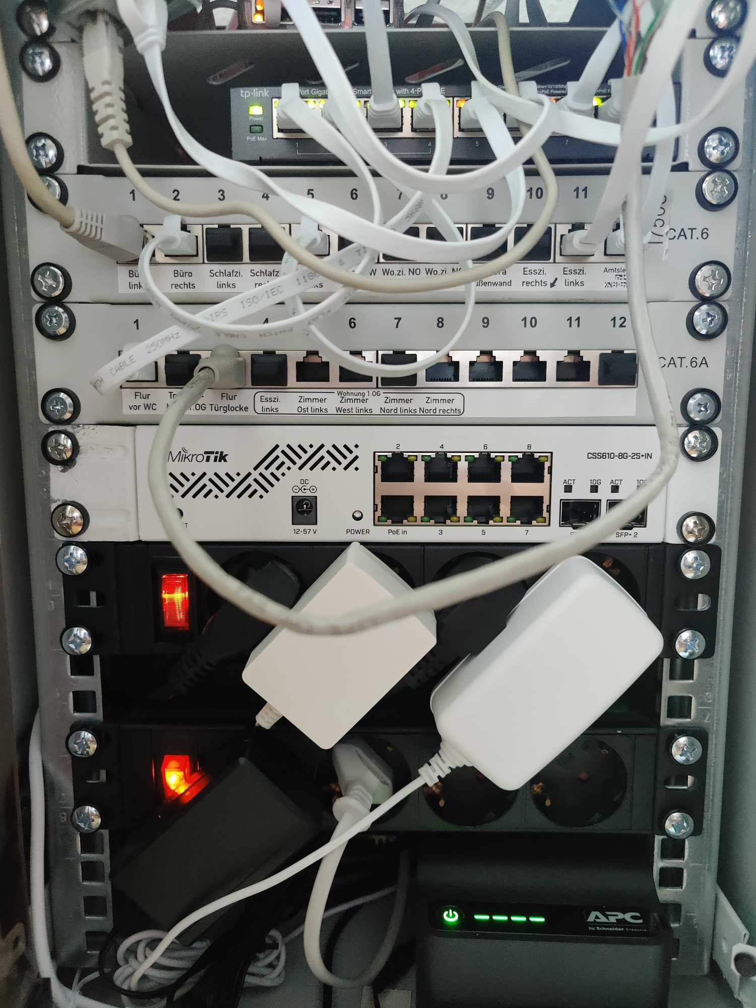 Mikrotik 200mm Switch line perfect for 10" racks but no fitting bracket ...
