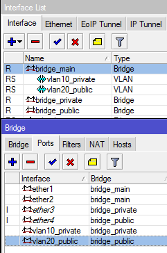 VLANS with Bridge - General - MikroTik community forum