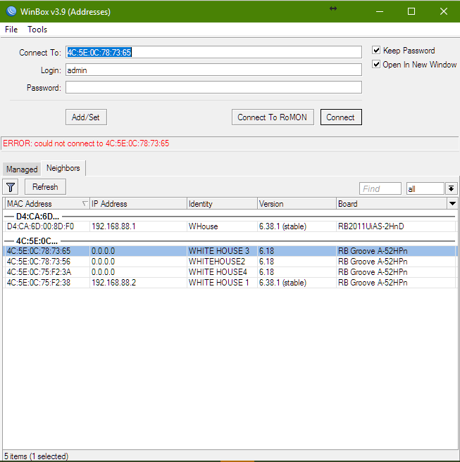 How do I connect to IP 0.0.0.0? - Beginner Basics - MikroTik community forum