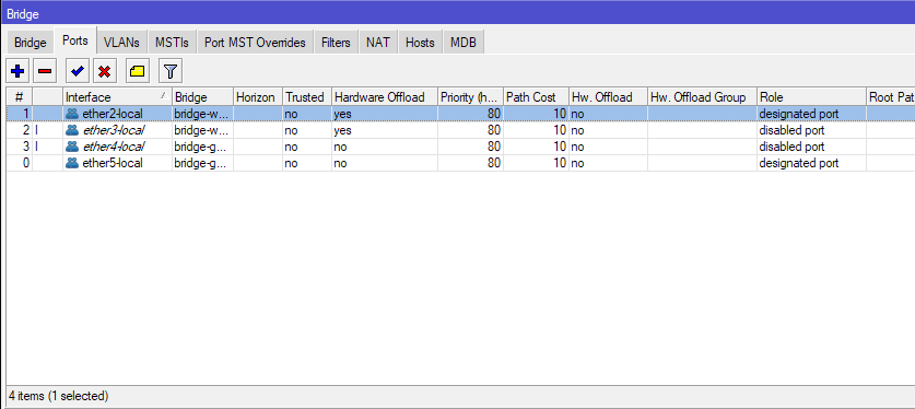 bridge hardware offload - MikroTik hardware general - MikroTik ...