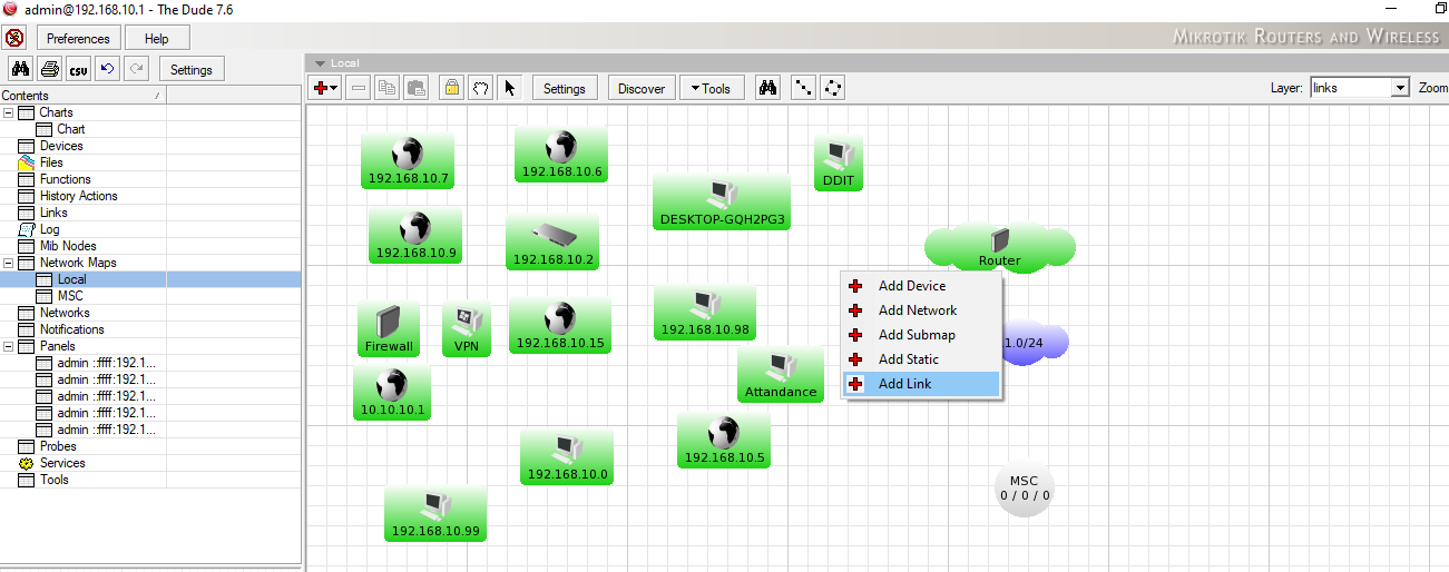 Regarding on network diagram create - The Dude - MikroTik community forum