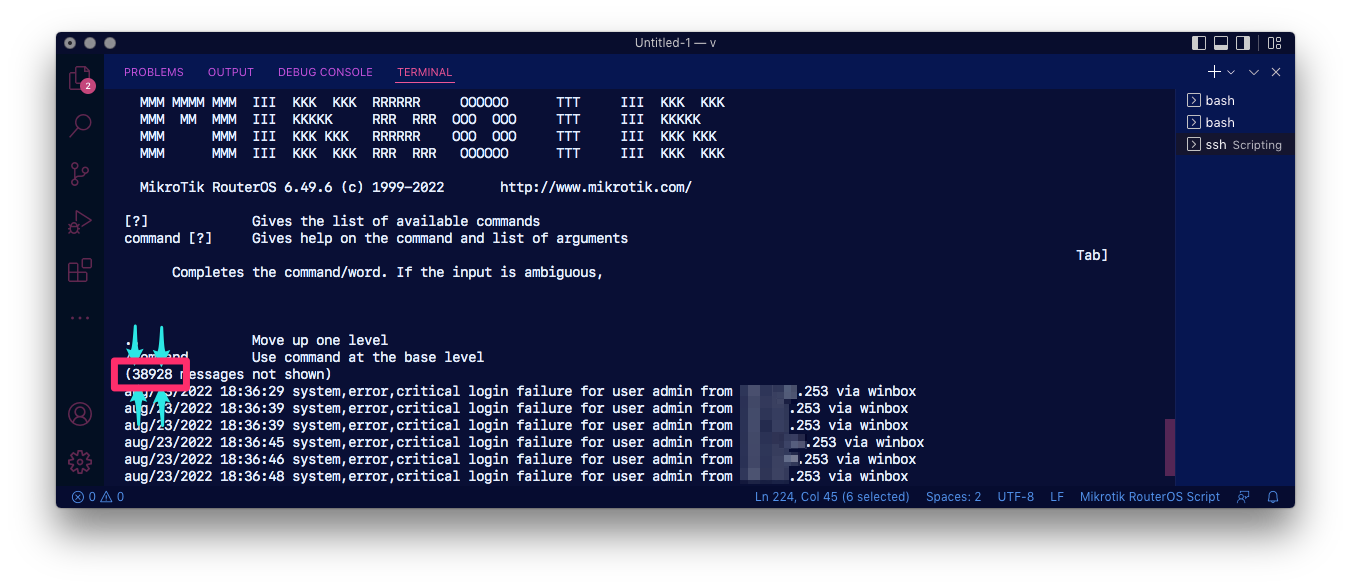Endless winbox login attempts on own interfaces - Beginner Basics ...