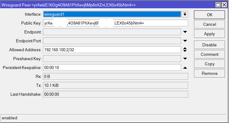 Wireguard / Windows 11 client handshake for peer did not complete - Beginner Basics - MikroTik ...