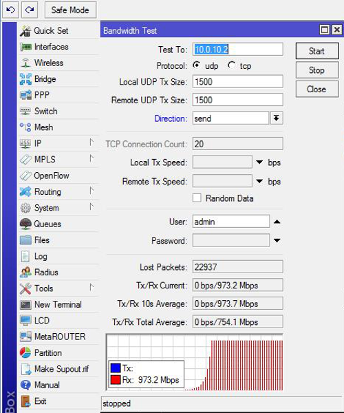 packet loss with ethernet cable - MikroTik hardware general - MikroTik ...