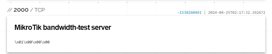 Closing Mikrotik Bandwidth-test server port 2000 - General - MikroTik ...
