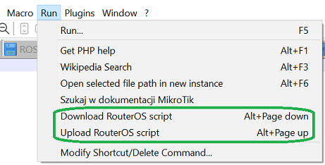 Notepad++ & RouterOS Scripts integration - Scripting - MikroTik community forum