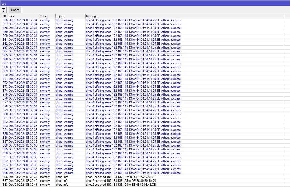 i need help with this error - Beginner Basics - MikroTik community forum