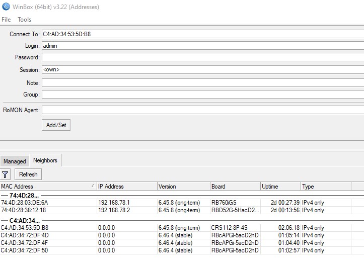 Winbox do not show IPv6 neighbors - Beginner Basics - MikroTik ...