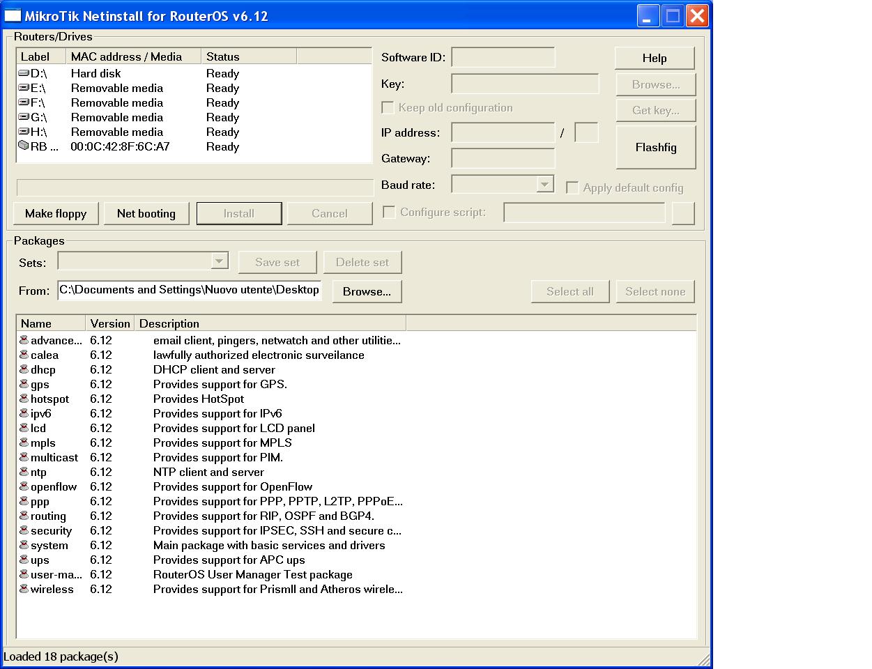Problem with Netinstall - No reboot - Beginner Basics - MikroTik community forum