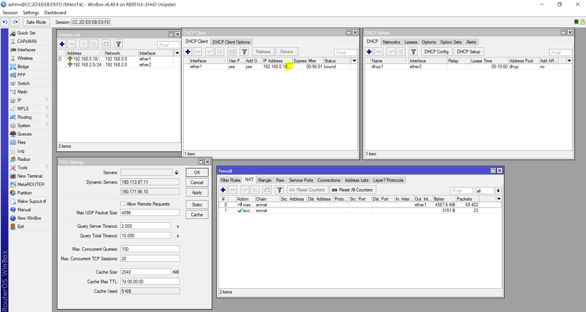 LAN without internet - Beginner Basics - MikroTik community forum