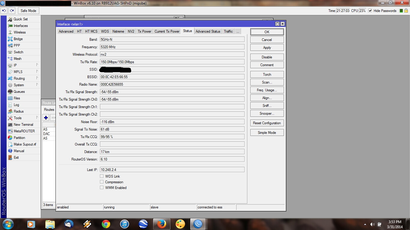 10 mile UBTik link issues - Wireless Networking - MikroTik community forum