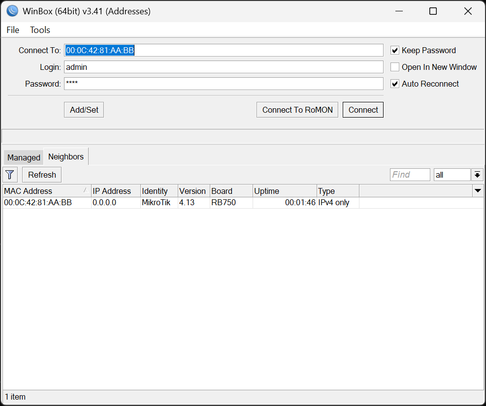 Resurrect old RB750 v4.13 Mikrotik RouterBOARD - MikroTik hardware general - MikroTik community ...