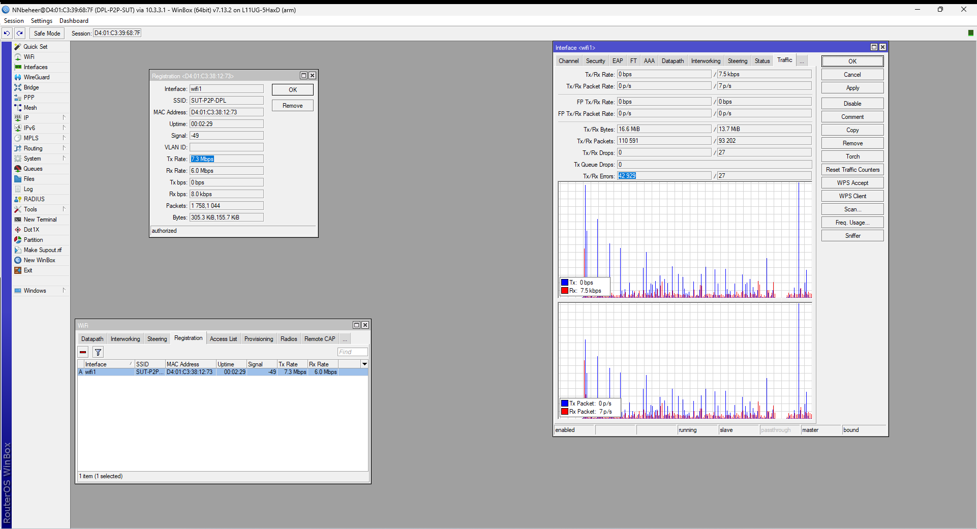 Netbox 5 AX, L11UG-5HaxD wont send data - Wireless Networking ...