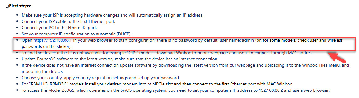 INFO: MikroTik new default device password practice - Beginner Basics ...