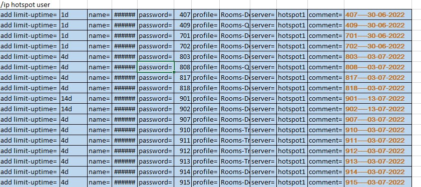 script to delete hotspot users after reaching uptime - Scripting - MikroTik community forum