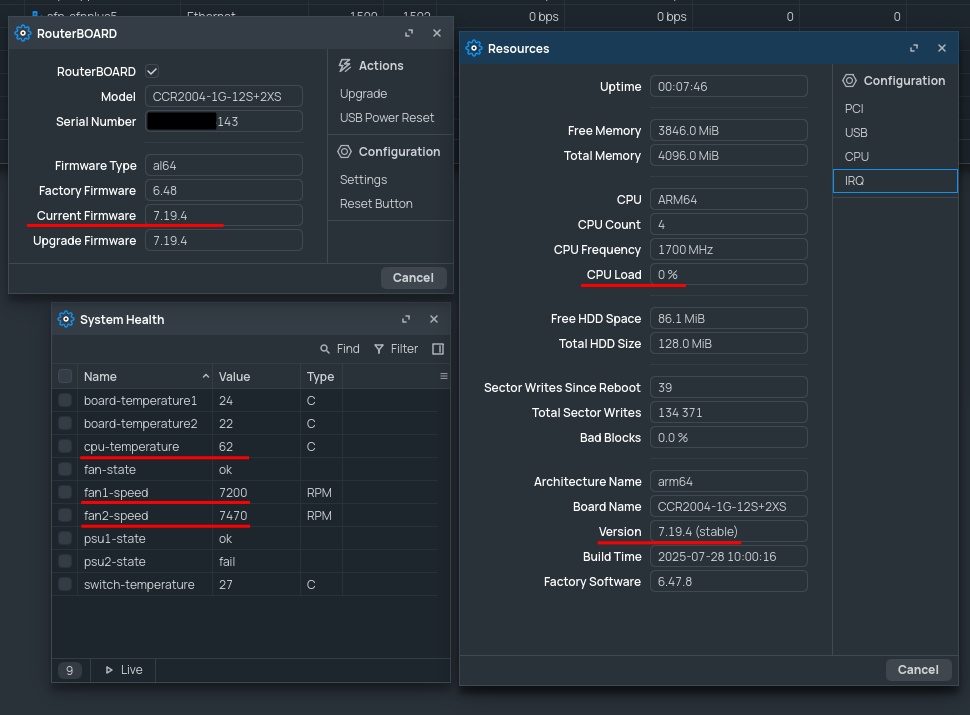 High temp with RouterOS v7.xx - General - MikroTik community forum