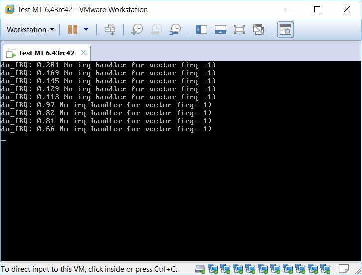 BUG: CHR kernel panic - ESXi 6.5 using VMXNET3 network driver - General ...