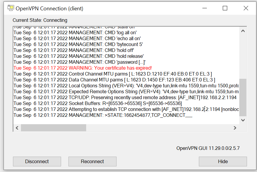 problem with open VPN - Beginner Basics - MikroTik community forum