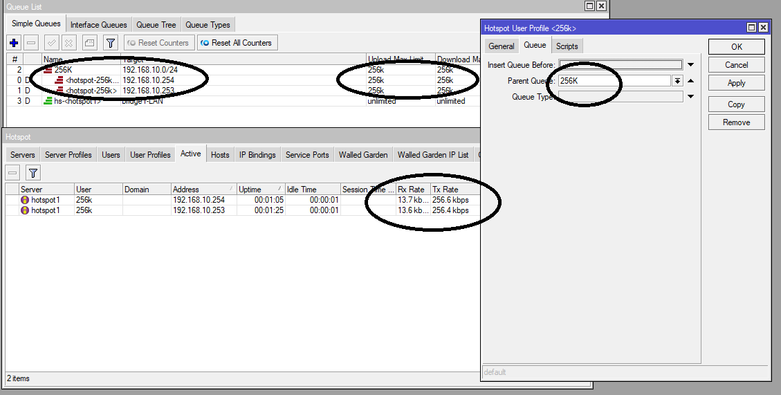 Hotspot/Simple Queues/Rate Limit Help Required - General - MikroTik community forum
