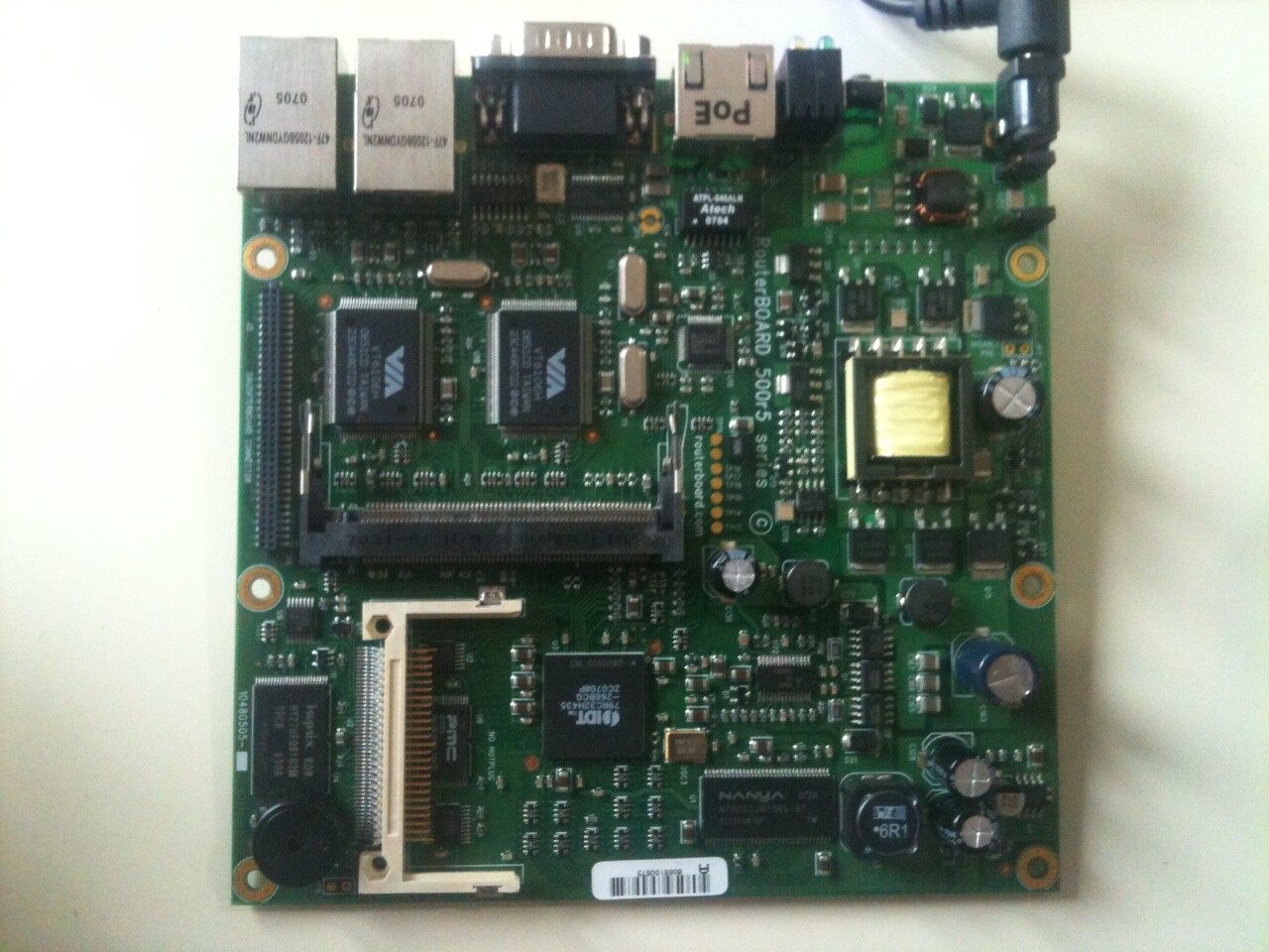 RB532A - the orange LED is on steady - MikroTik hardware general ...