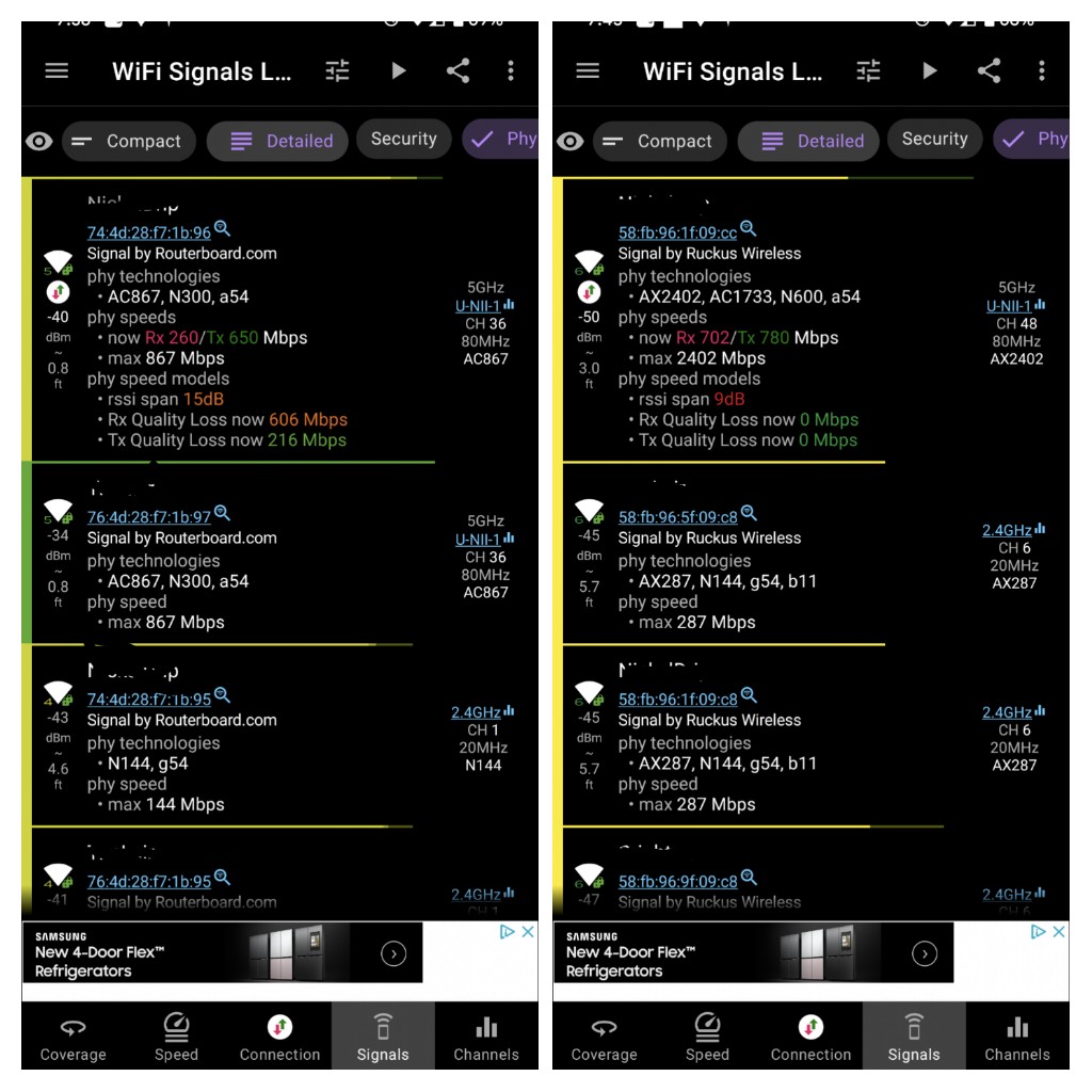Single router wifi coverage ac2 vs ac3 vs Audience - Wireless ...