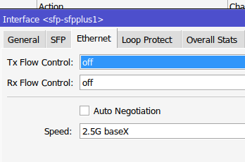 Tx Queue Drops with XPON SFP running at 2.5G-base-X in RB5009 - General - MikroTik community forum