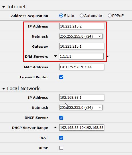 hAP ax3: change default internet port ether1 to ether2 - Beginner Basics - MikroTik community forum