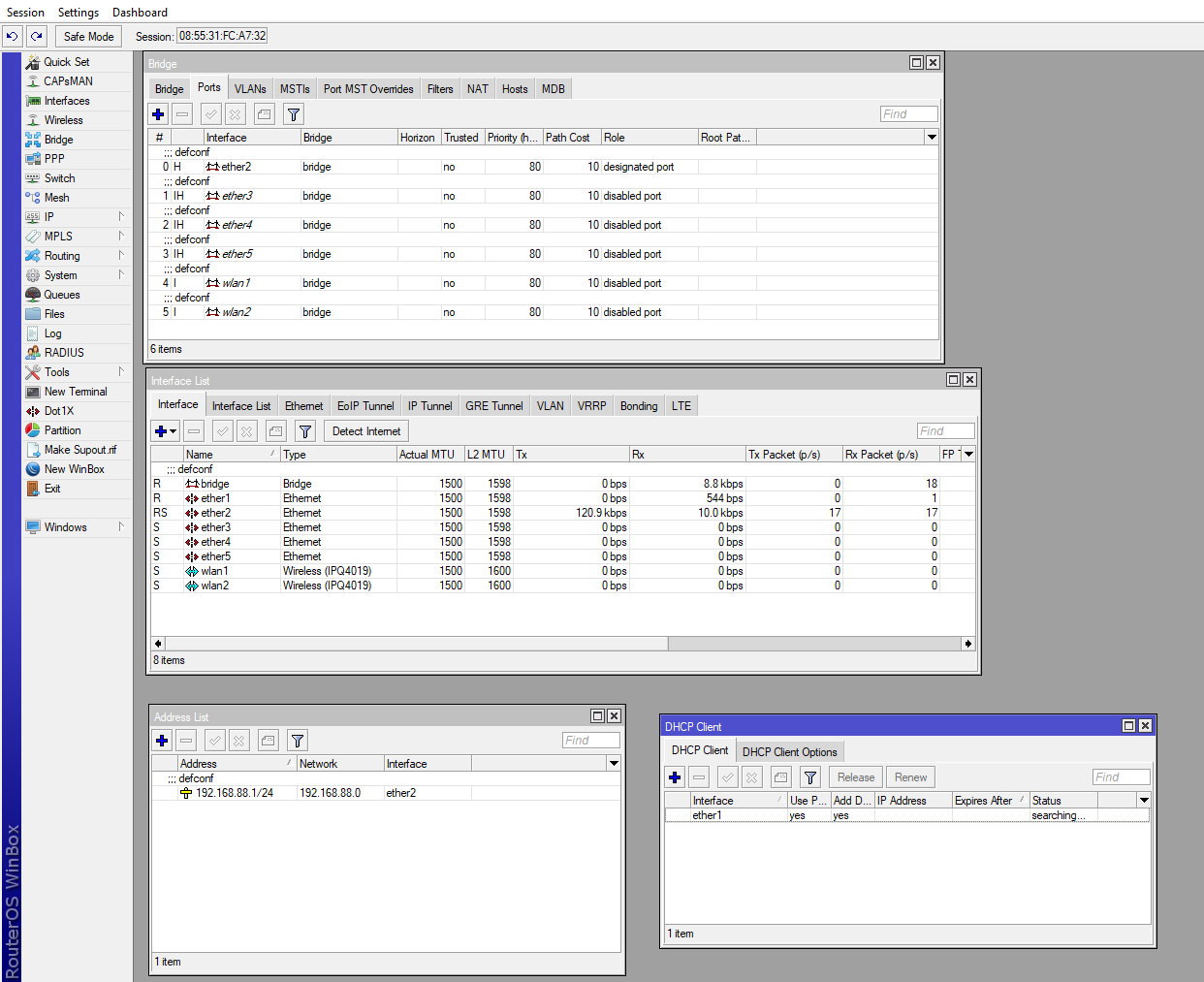 configuration of hAP ac2 as a second router in home network - Beginner Basics - MikroTik ...