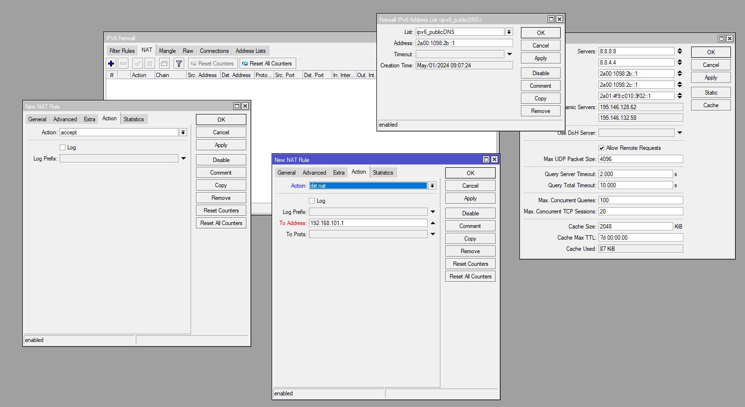 How to route a IPv6 pool to local IPv4 e.g.192.168.101.x - Beginner ...