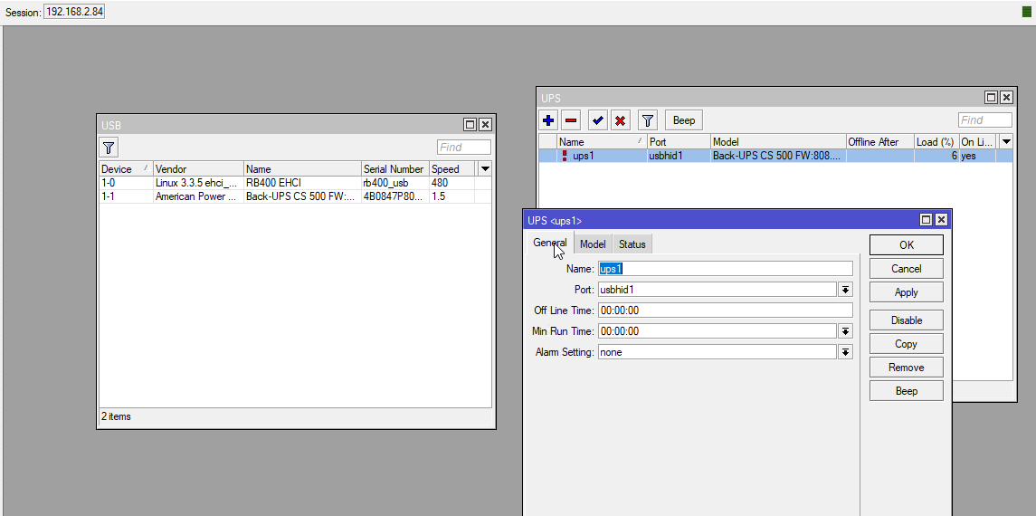 hap ac2 + ups not working - "unknown port" - General - MikroTik community forum