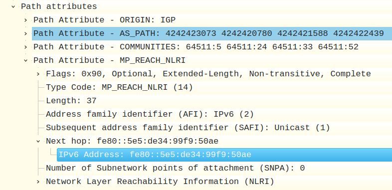 Filter to fix gateway problems with BPG + link local + BIRD - Forwarding Protocols - MikroTik ...