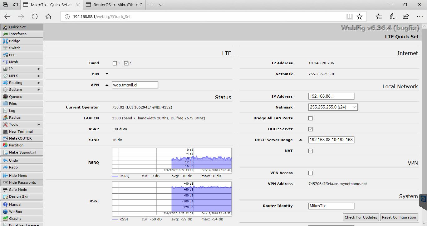 SXT LTE speeds - Wireless Networking - MikroTik community forum