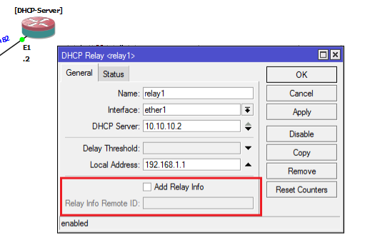 DHCP relay - Beginner Basics - MikroTik community forum
