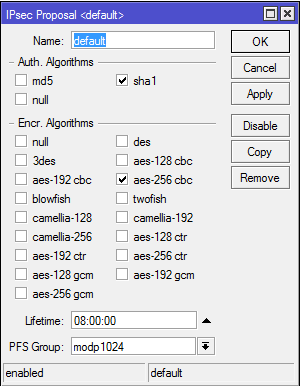 IpSec VPN between MT / AZURE - General - MikroTik community forum