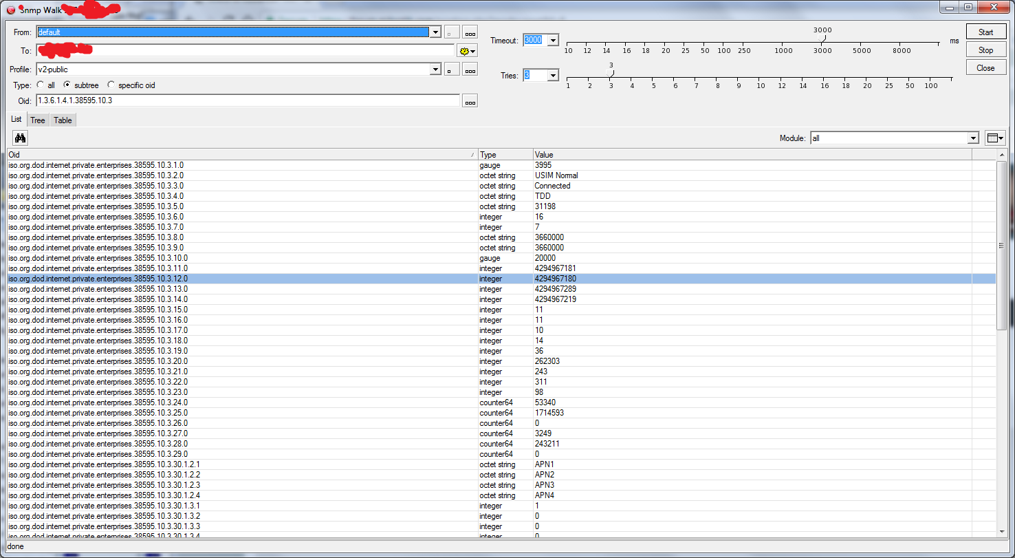 The Dude snmpwalk gives different values for a given OID - The Dude - MikroTik community forum