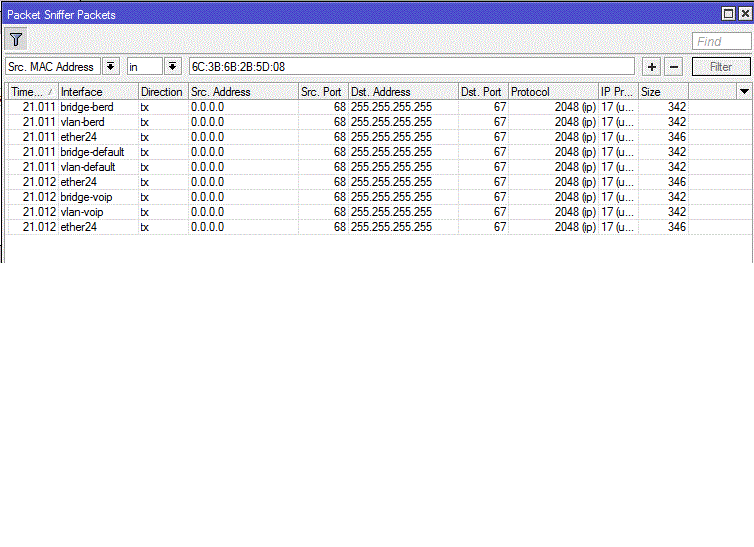 Mikrotik always request ip from dhcp server - Beginner Basics - MikroTik community forum