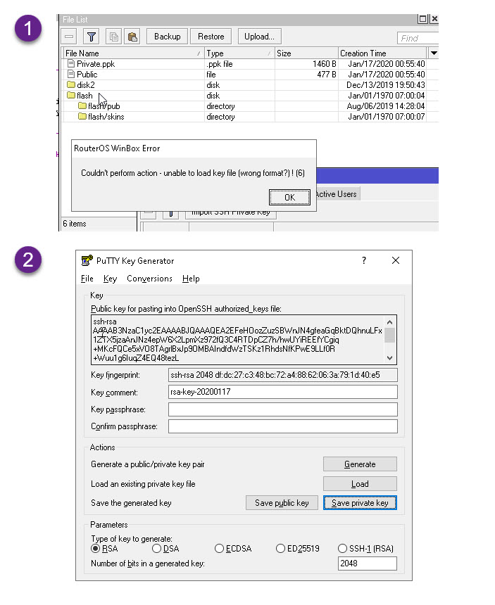 Mikrotik SSH Client to another SSH Server with Private Key - General ...