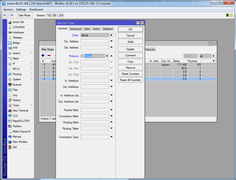 NAT rule dstnat Dst. Port disabled - General - MikroTik community forum