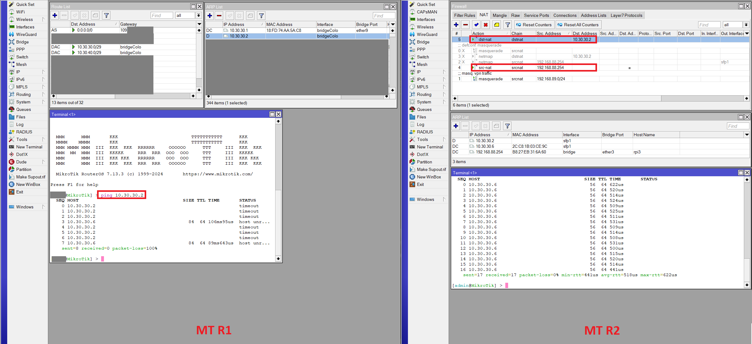 1:1 NAT configuration - General - MikroTik community forum