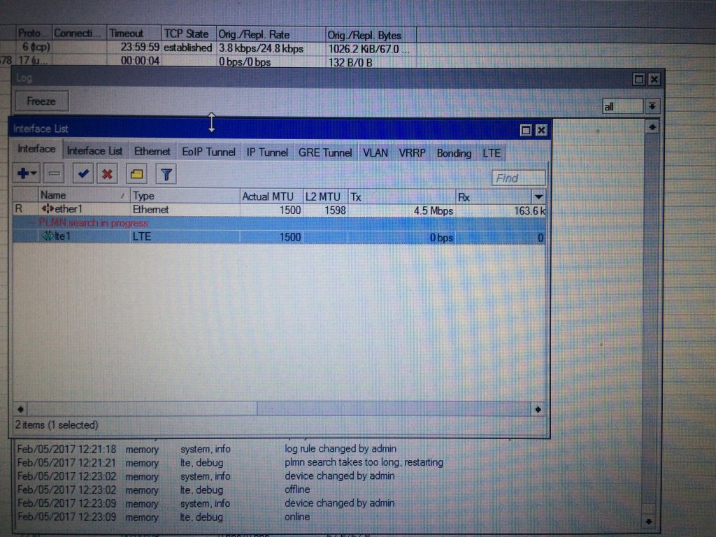 SXT LTE - PLMN search in progress - General - MikroTik community forum